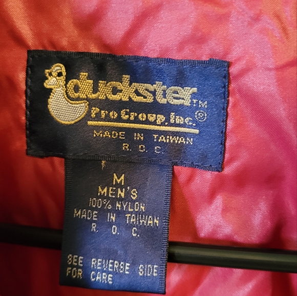 Vintage | Jackets & Coats | Vintage Duckster Maroon Burgundy Nylon ...